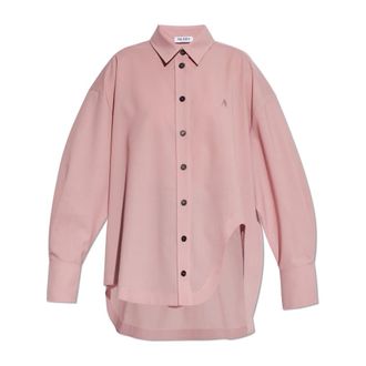 The Attico Logo Shirt - - Blouses & Shirts - Damen - Rosa - S