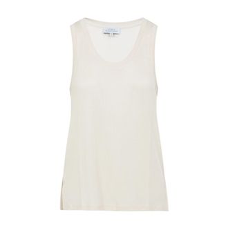 STUDIO NICHOLSON Votansnw1778 &Auml;rmelloses Top - - Tops - Damen - Wei&szlig; - S