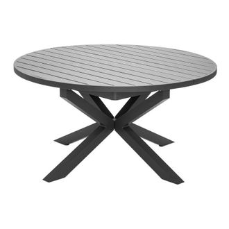 M&S Collection Table de jardin extensible 145/200cm en aluminium anthracite - VILA