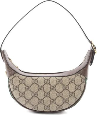 Gucci 2020s mini Ophidia GG Schultertasche - Nude