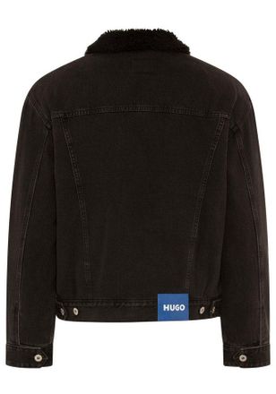HUGO BOSS Jeansjacke Dex 1 warm gef&uuml;ttert, regular fit, stone washed