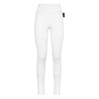 Plein Sport Femme, Pantalons, Blanc, Taille: 44 FR Leggings de jogging