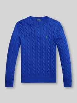 Polo Ralph Lauren Regular Fit Strickpullover aus reiner Baumwolle