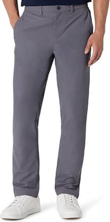 Amazon Essentials Pantalon de Voyage Extensible Coupe Ajustée Homme, Charbon, 34W / 34L