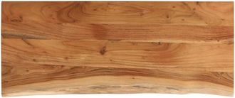 vidaXL Dessus de table 100x40x2,5 cm rectangulaire bois massif acacia vidaXL