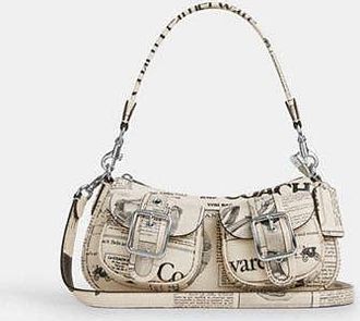 Coach Ashton Schultertasche Mit Zeitungsprint