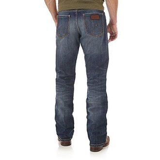Wrangler Jean Coupe Bootcut rétro, Trou Jackson, 38W / 30L Homme