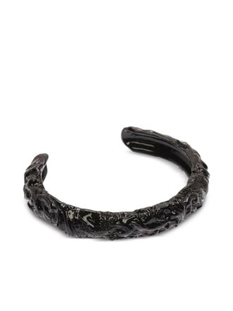 Bally Armspange mit skulpturalem Effekt - Schwarz