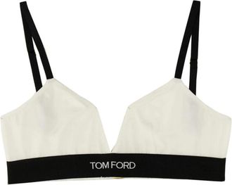 Tom Ford Femme, Sous-v&ecirc;tements, Blanc, Taille: 36 FR Modal Signature Bra