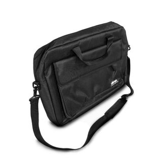 Ultron Case Basic kompakte Laptoptasche, Umh&auml;ngetasche/Tragetasche mit Taschen zur Aufbewahrung von Zubeh&ouml;r, f&uuml;r Laptops bis zu 15,6 Zoll (39,6 cm), Schwarz,