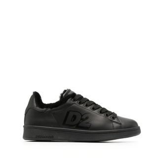 Dsquared2 Closed Flats Sneakers - - Shoes - Damen - Schwarzk - 37 EU