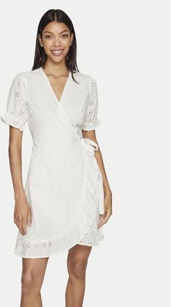 Vila Sommerkleid Sula 14089419 Wei&szlig; Regular Fit