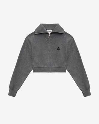 Isabel Marant Cardigan Oxane - Femme - Anthracite - Taille 34 - Marant &Eacute;toile