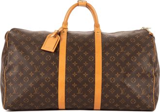 Louis Vuitton Crossbody Bags - Keepall 55 - Gr. unisize - in Braun - f&uuml;r Damen