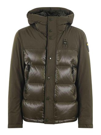 Blauer Blouson Rembourré - Vert