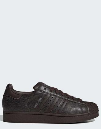 adidas Originals Superstar II - Schuhe in Shadow Olive/Dunkelbraun-Gr&uuml;n
