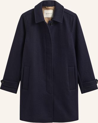 GANT Wollmantel blau
