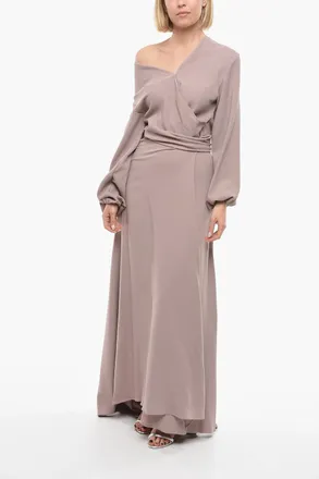 Super Blond Wrap Dress with Belt Super Blond