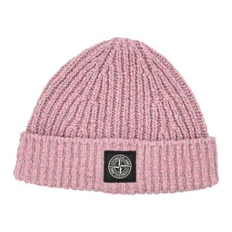 Stone Island unisex, Accessoires, Rose, Taille: ONE Size Beanies