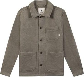 Faguo Veste col classique en laine m&eacute;lang&eacute;e