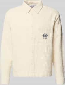 Review Regular Fit Freizeithemd mit Logo-Stitching