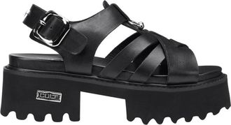Cult Femme, Chaussures, Noir, Taille: 37 EU Sandale Cher 4535