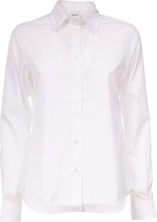 Aspesi Femme, Blouses et Chemises, Blanc, Taille: 40 FR Camicia in cotone
