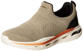 Skechers Herren 210431 Sneaker, Tan Knit/Synthetic, 42 EU