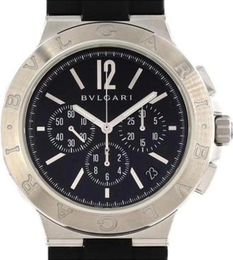 Bulgari Montre vintage doccasion - Homme - Pre-owned - Noir - Taille: ONE Size