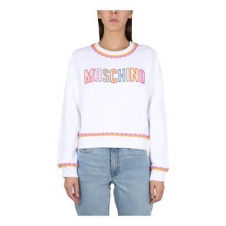 Moschino Felpa - - Sweatshirts & Hoodies - Damen - Wei&szlig; - M
