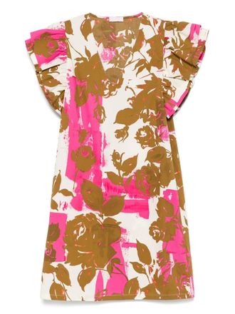 Liu Jo robe courte en popeline - Rose