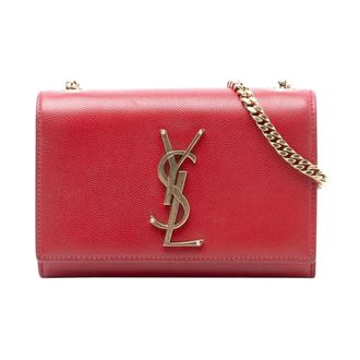Saint Laurent Sac bandouli&egrave;re Pre-owned &agrave; cha&icirc;ne - Femme - Pre-owned - Rouge - Taille: ONE Size