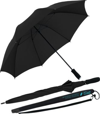 Doppler Zero Explore Regenschirm Wanderschirm ultraleicht - simply black