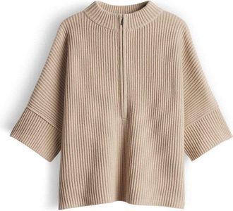 someday Strickpullover TALJA DETAIL Loose aus weichem Rippstrick oversized, Rippstruktur