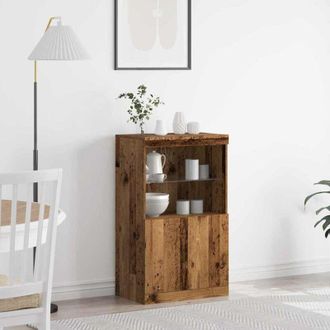 vidaXL Buffet Marron 60 x 37 x 100 cm Bois ding&eacute;nierie Vidaxl