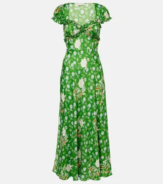 D&ocirc;en D&ocirc;en Maxikleid Valerine aus Seidensatin