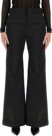 Givenchy Flare Fit Polyester Trousers - Black
