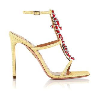 Aquazzura Stilvolle Sommer Sandalen - - Shoes - Damen - Beige - 38 1/2 EU