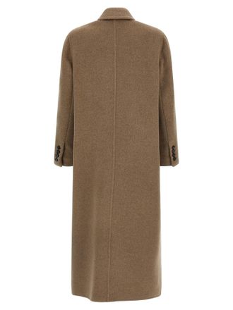 Max Mara Pure Cashmere Double-Breasted Coat - Camel