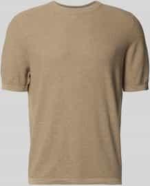 Marc O'Polo Regular Fit T-Shirt aus Baumwoll-Leinen-Mix