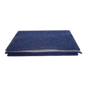 Dell'Oglio Gerippter Kaschmir-Schlauchschal - - Accessories - Herren - Blau - ONE SIZE
