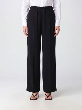 Jil Sander Pantalon palazzo taille haute &agrave; jambe large en m&eacute;lange de viscose