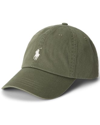 Ralph Lauren Cap aus Baumwoll-Twill mit Pony-Stickerei in