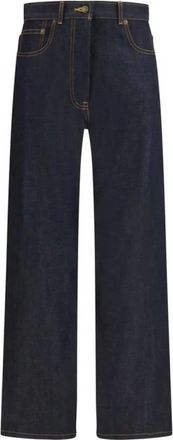 Thom Browne Femme, Jeans, Bleu, Taille: 36 FR Pantalon 5 poches en denim Selvedge
