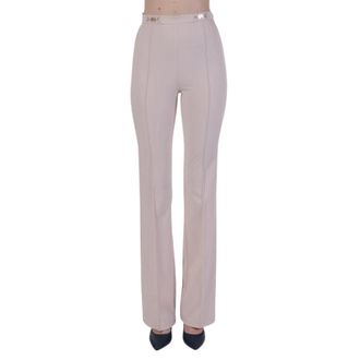 Elisabetta Franchi Wide Hosen - - Trousers - Damen - Beige - L