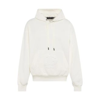 Dolce & Gabbana Oversized Hoodie - - Sweatshirts & Hoodies - Herren - Wei&szlig; - M
