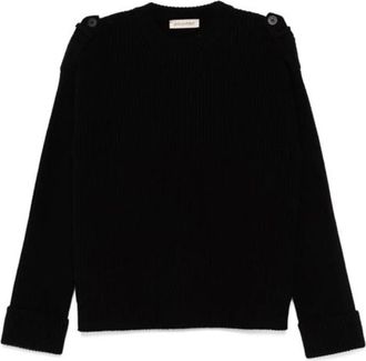 Gentryportofino Femme, Pulls, Noir, Taille: 38 FR Maille ras du cou