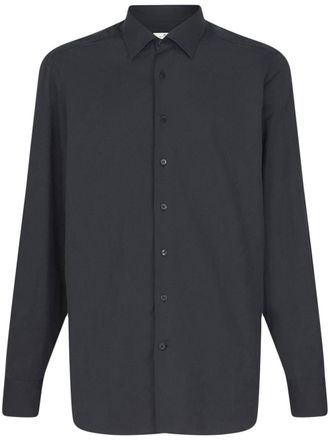 Etro chemise en coton &agrave; manches longues - Noir