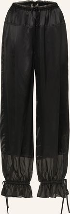Ulla Johnson Ulla Johnson Satinhose Camile Aus Seide schwarz