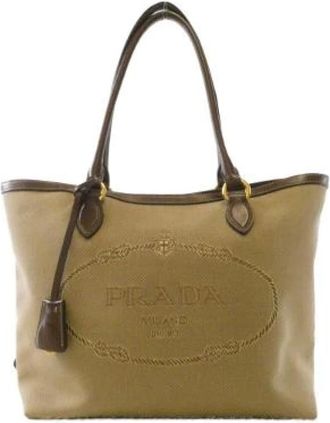 Prada Damen, Pre-Owned, Beige, ONE SIZEGr&ouml;&szlig;e